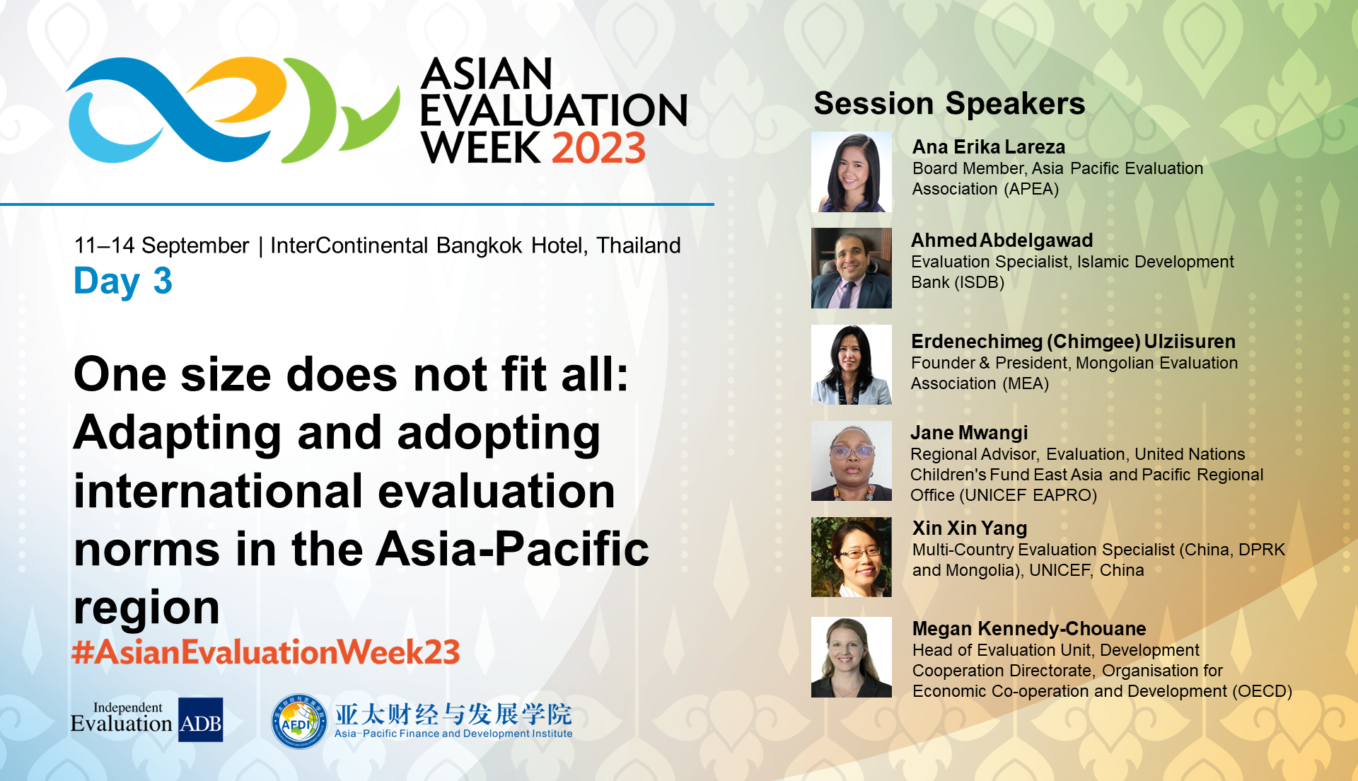Parallel Session 17 - One size does not fit all: Adapting and adopting international evaluation ...